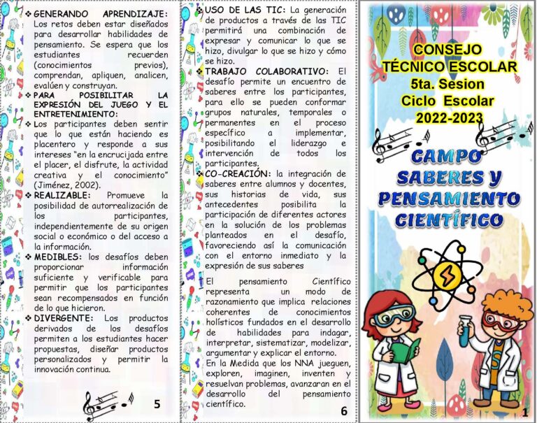 Campo formativo Saberes y pensamiento científico - Material Educativo y Material Didáctico ...