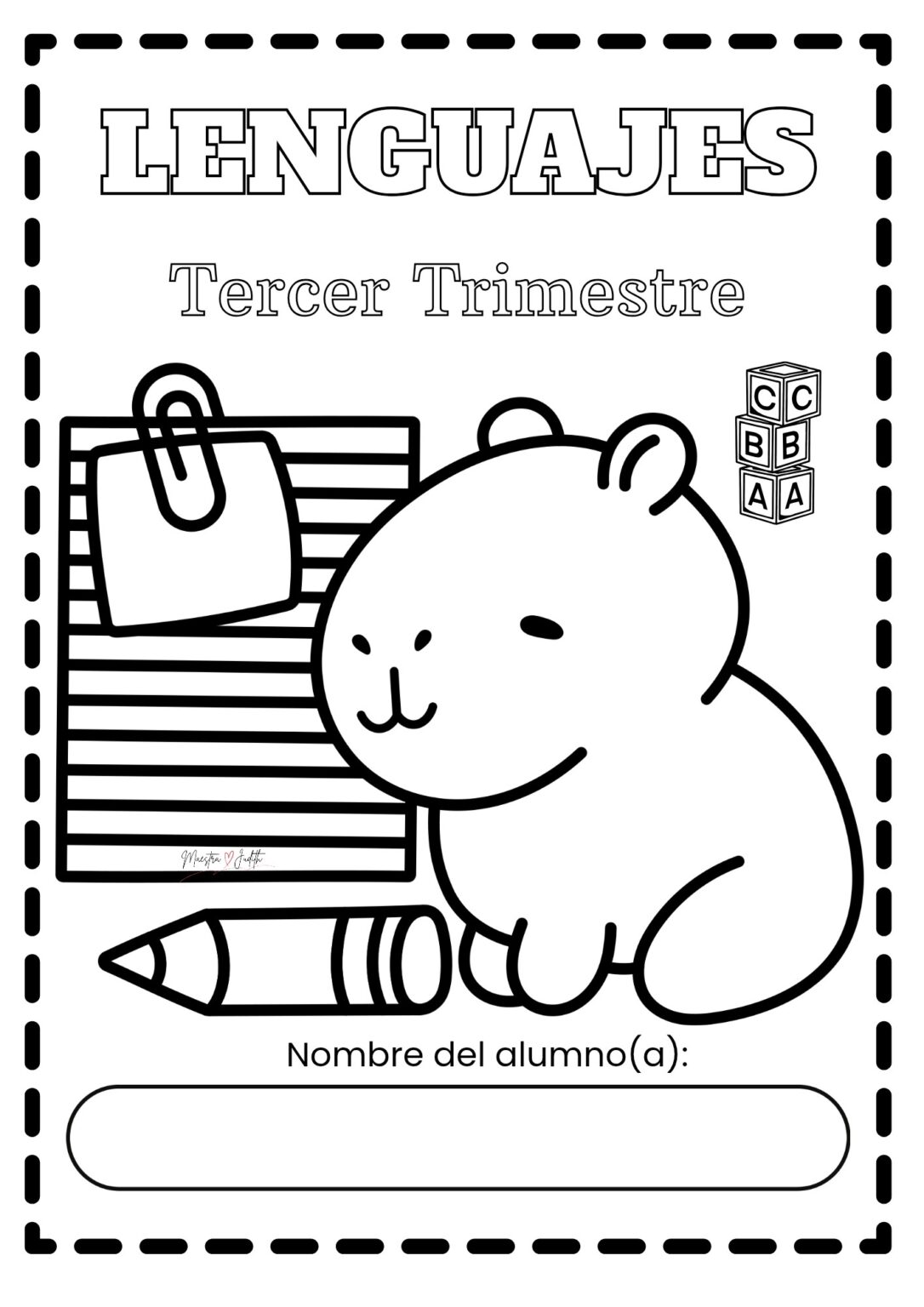 Portadas Campos Formativos - Material Educativo y Material Didáctico Maestra Judith